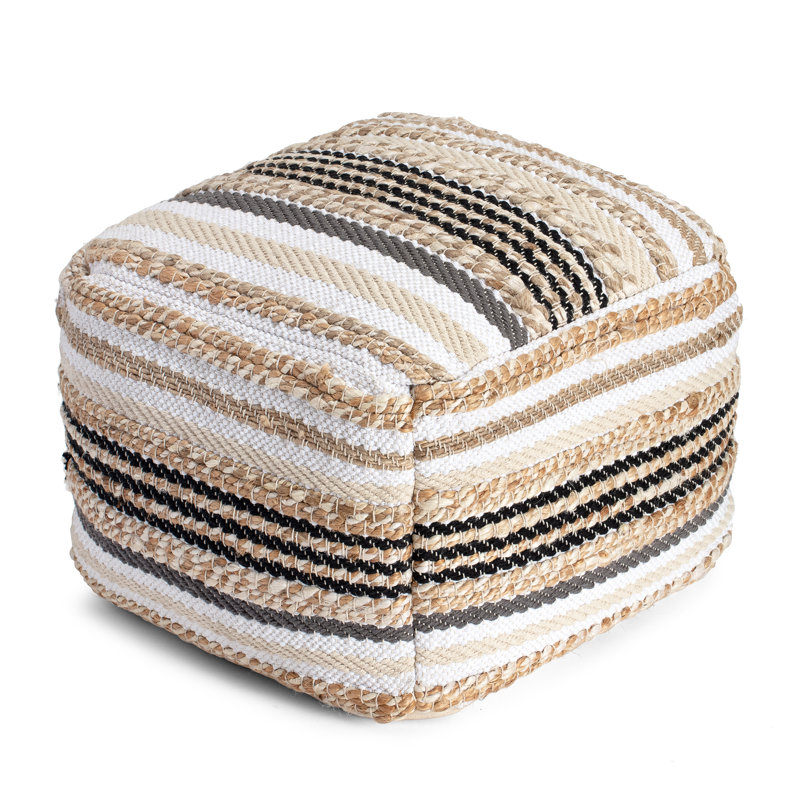 Steelside™ Skelton Upholstered Pouf & Reviews | Wayfair
