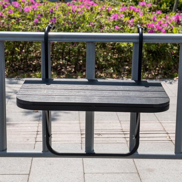 Arlmont & Co. Sundale Outdoor Folding Deck Table Patio Garden ...