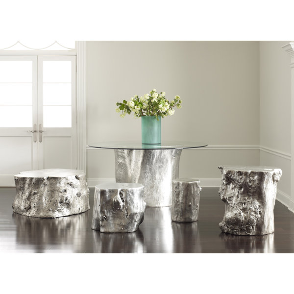 Phillips Collection Cast Naturals 60" Pedestal Dining Table | Perigold