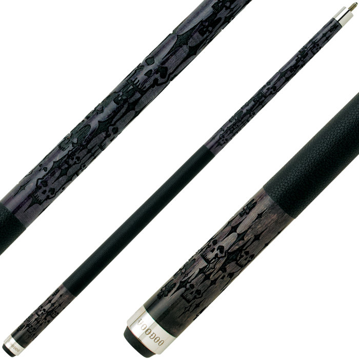 Voodoo Cues Legion of Skulls Engraving Pool Cue | Wayfair