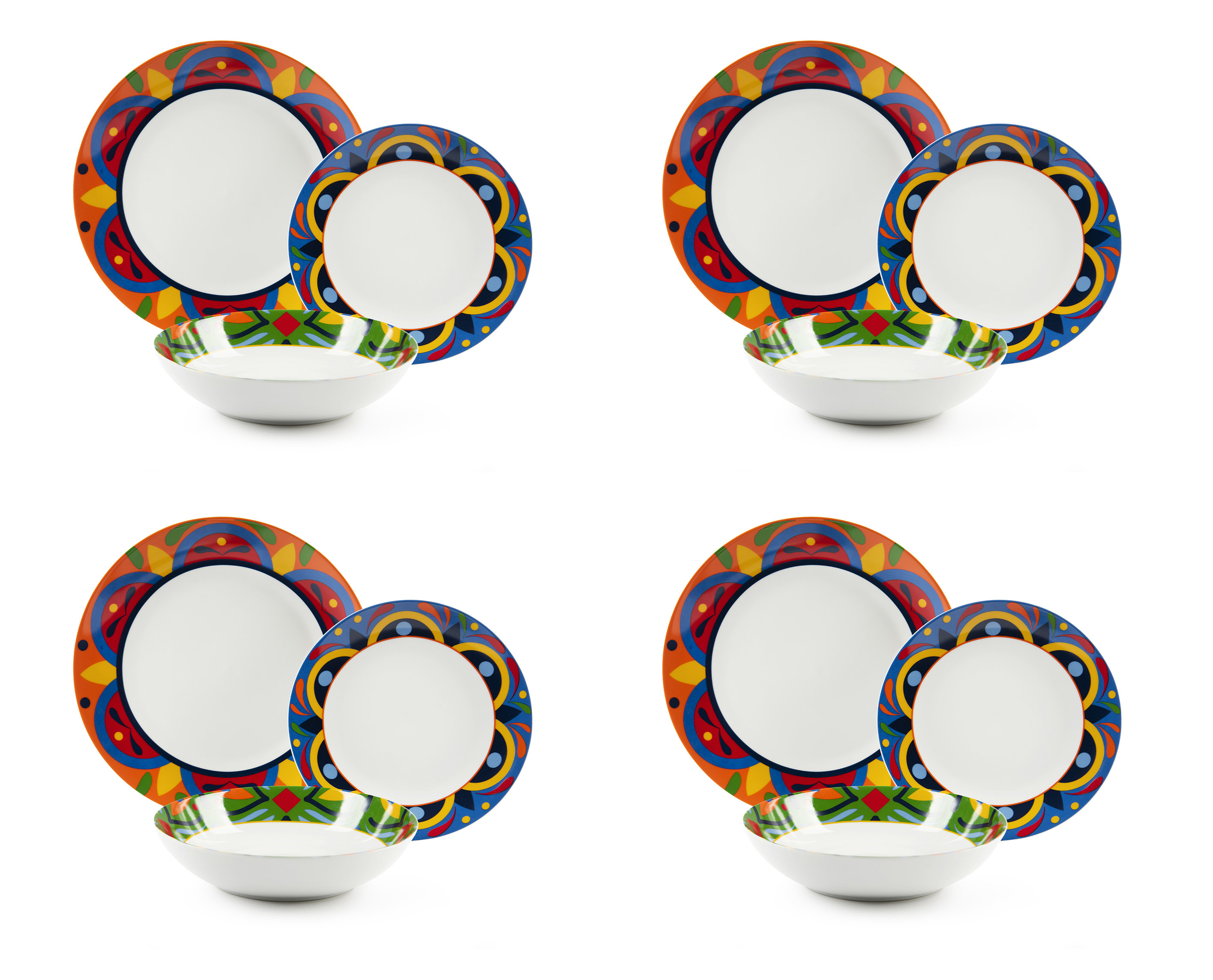 Excelsa Porcelain Dinnerware Set | Wayfair.co.uk