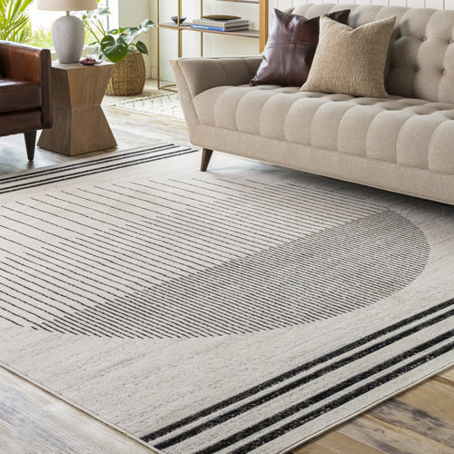 Blue Elephant Corum Black/Off-White Rug & Reviews | Wayfair.co.uk