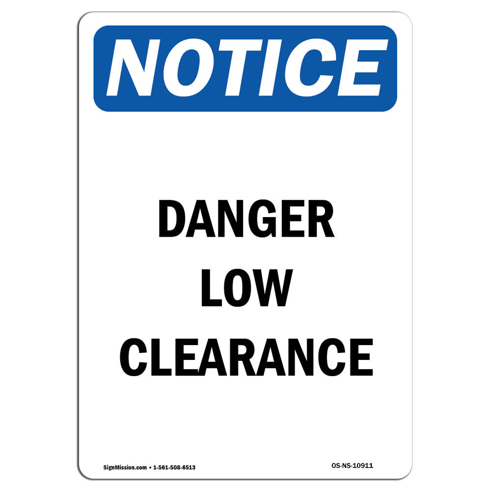 SignMission Danger Low Clearance Sign | Wayfair