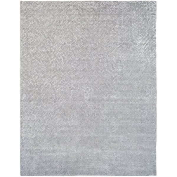 Everly Quinn Luxora Handmade Hand Loomed Gray Rug & Reviews | Wayfair