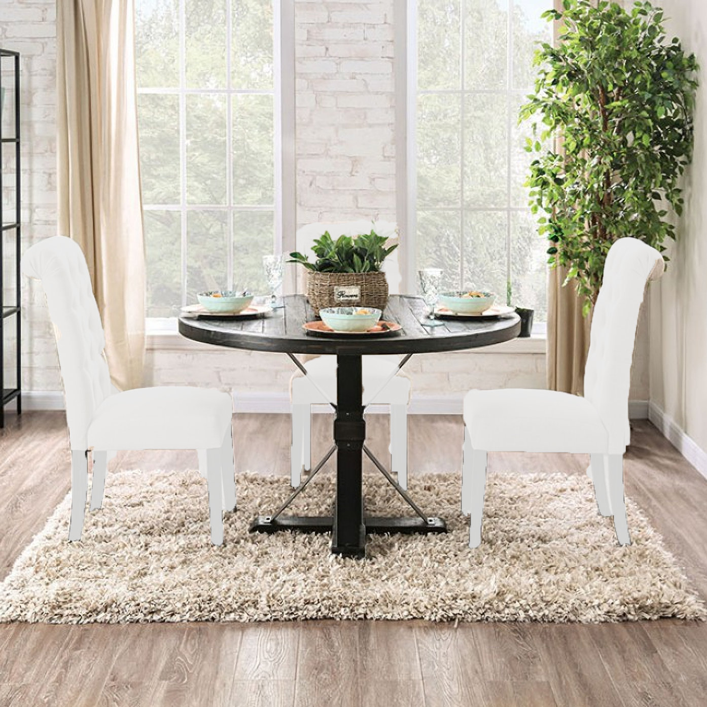 Lark Manor Adaiah 48'' Pedestal Dining Table | Wayfair