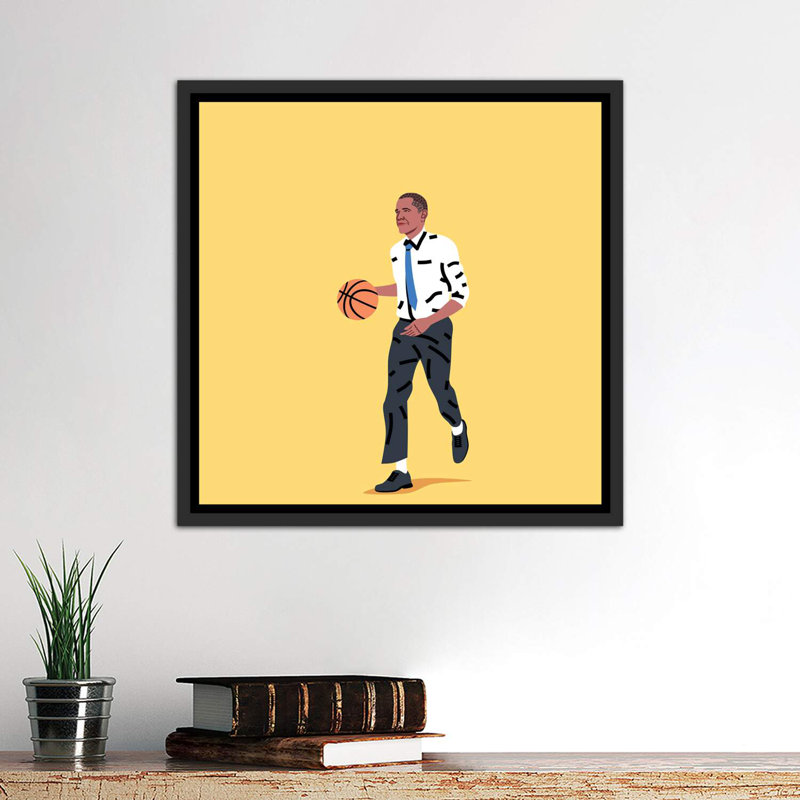 Bless international Balling Barack Framed by Elad Shagrir Print | Wayfair