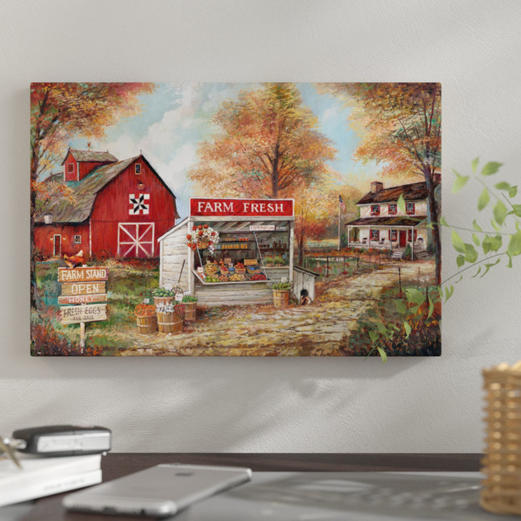 East Urban Home Farm Fresh by Ruane Manning - Painting & Reviews | Wayfair