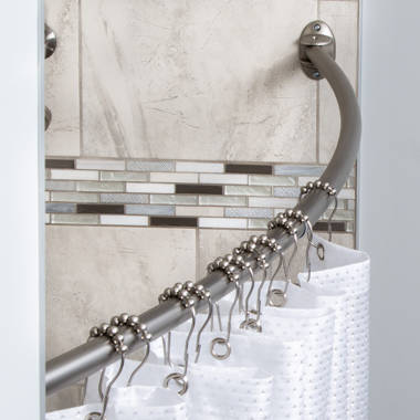 Proflo 60" Curved Fixed Shower Curtain Rod & Reviews | Wayfair