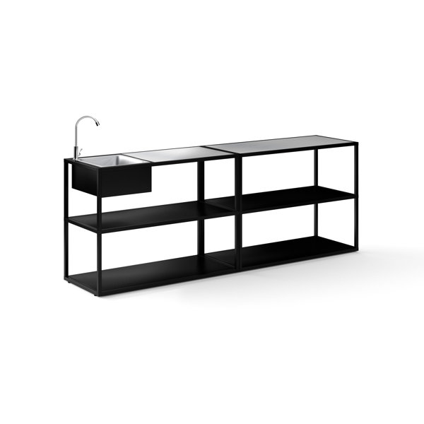 Veradek Outdoor Kitchen Series 2-Piece Modular Kitchen with Sink ...