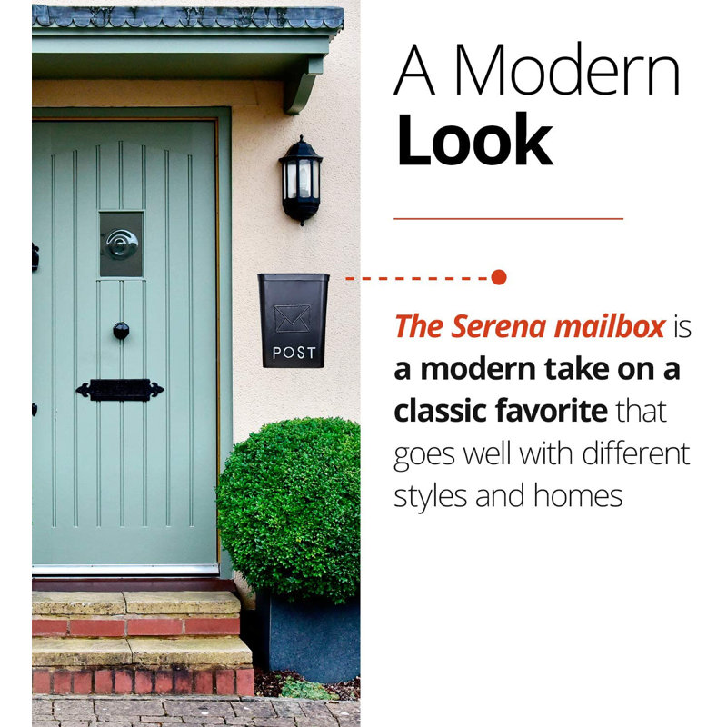 NACH Euro Wall Mounted Mailbox & Reviews | Wayfair