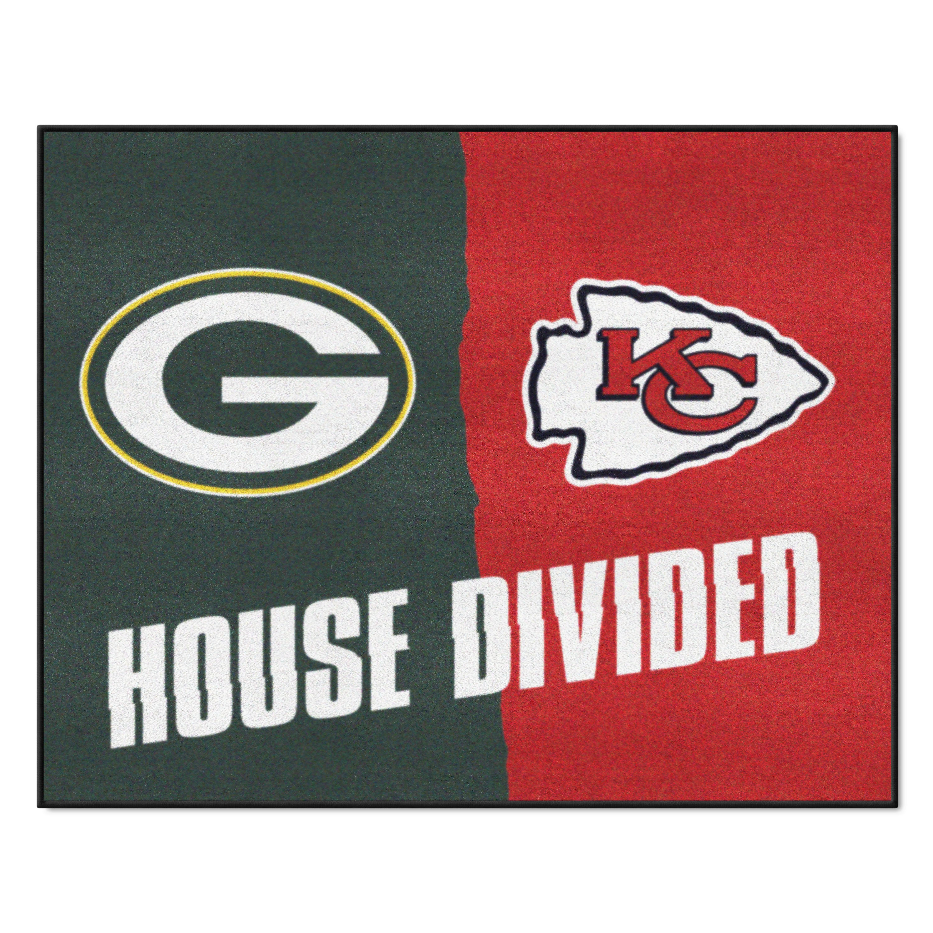 FANMATS NFL House Divided - Packers / Cheifs_NFL House Divided ...