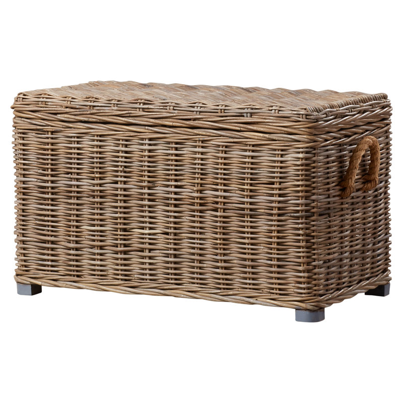 Bay Isle Home Whyte Wicker Trunk & Reviews | Wayfair