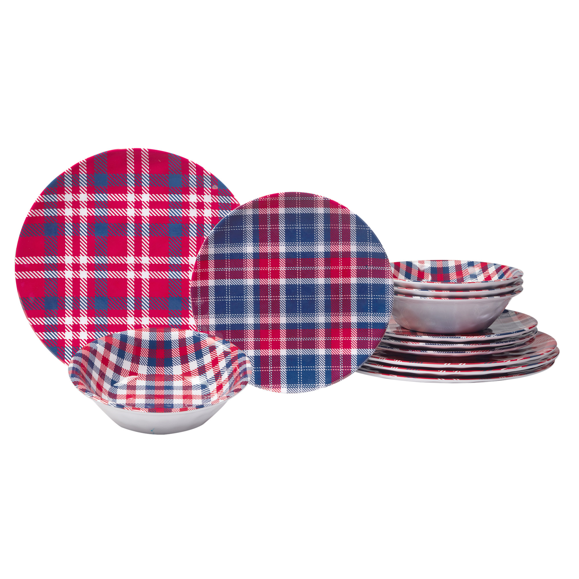 Certified International Melamine Dinnerware Set - Service for 4 | Wayfair