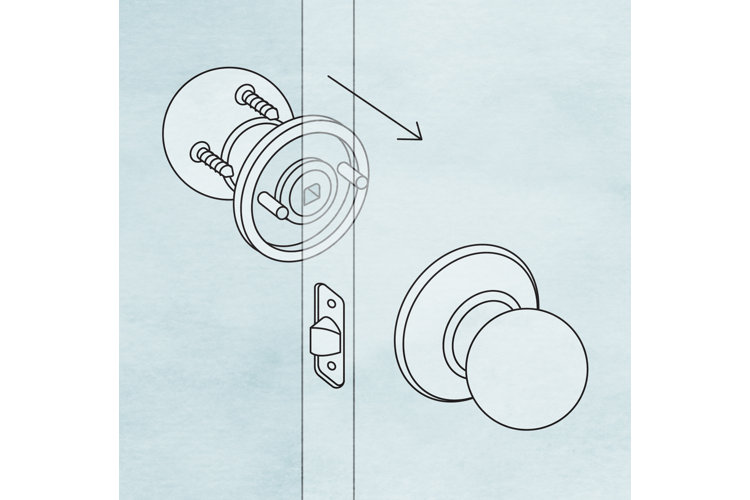 Hardware 101: How to Install a Door Knob | Wayfair