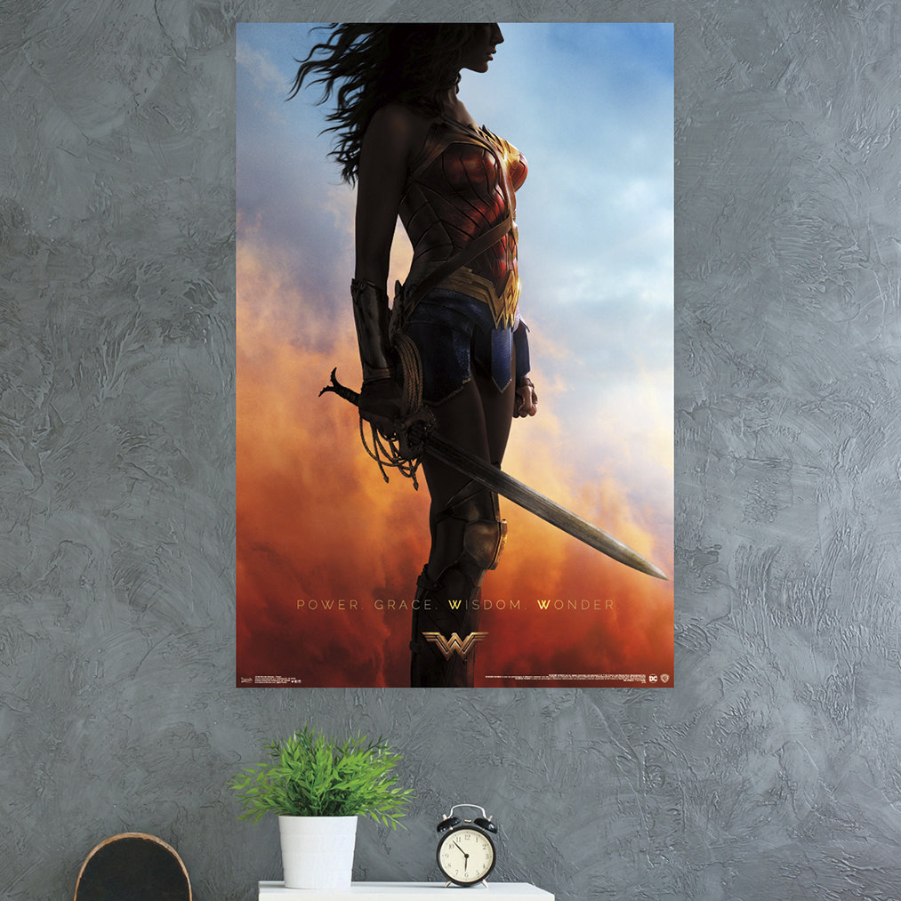 Trends International Wonder Woman - Teaser Paper Print | Wayfair