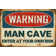 Maturi Warning Man Cave Metal Sign | Wayfair.co.uk