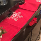 The Holiday Aisle® Rectangular Christmas Polyester Table Runner ...