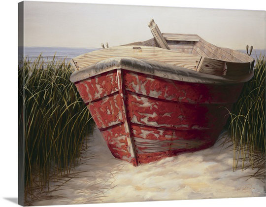 Breakwater Bay Karl Soderlund Red Boat by Karl Soderlund - Print ...