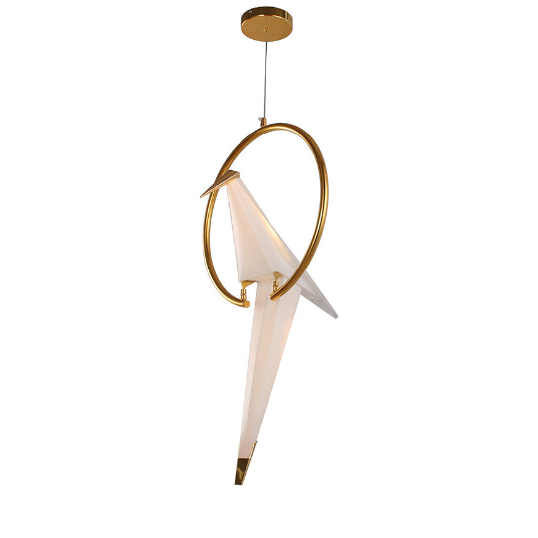 Everly Quinn White Bird Pendant Light | Wayfair