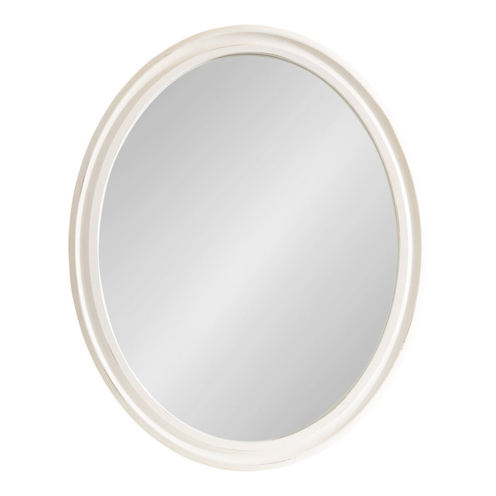 Mistana™ Jorah Oval Solid Wood Wall Mirror & Reviews | Wayfair