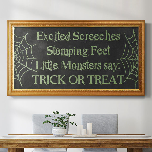 The Holiday Aisle® Spooky Chalkboard Collection H Spooky Chalkboard ...