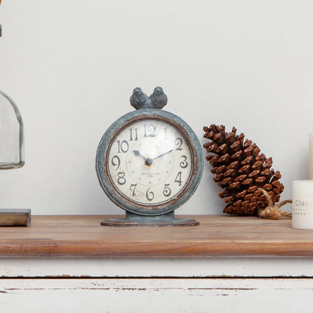 Ophelia & Co. Analog Quartz Tabletop Clock & Reviews | Wayfair