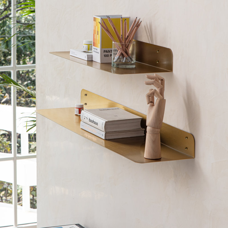 Saffron Fabs 2 Piece Accent Shelf | Wayfair