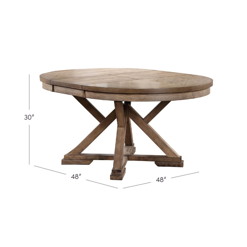 Birch Lane™ Denfield Extendable Round Dining Table & Reviews | Wayfair