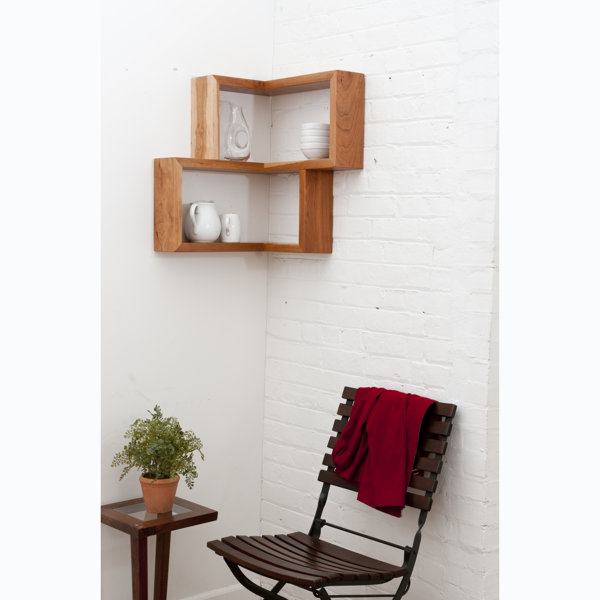 Tronk Design Franklin Novelty Corner Shelf & Reviews | Wayfair