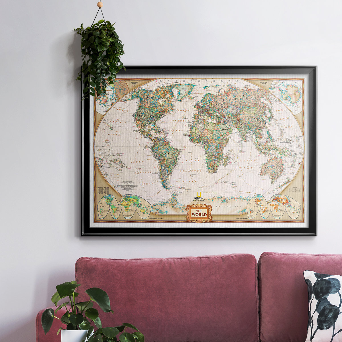 Lark Manor Executive National Geographic Travel Map by National ...