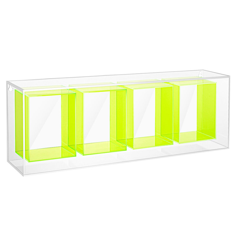 Vandue Corporation 8.4'' H x 23.8'' W Acrylic Trophy Display Case | Wayfair