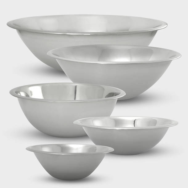 Cook Pro Stainless Steel Nested Mixing Bowl Set & Reviews | Wayfair