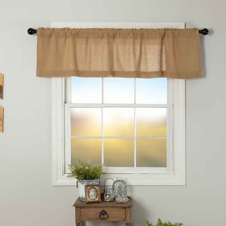 Ophelia & Co. Roxane Cotton Tailored Window Valance & Reviews | Wayfair