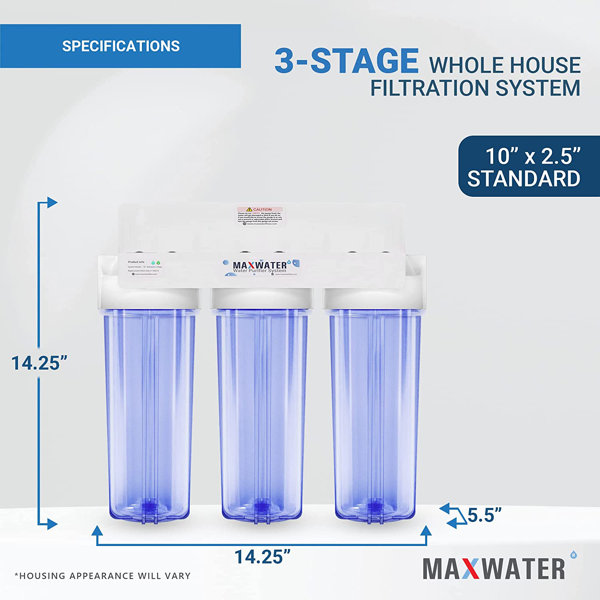 Max Water 3-Stage Filtration System | Wayfair