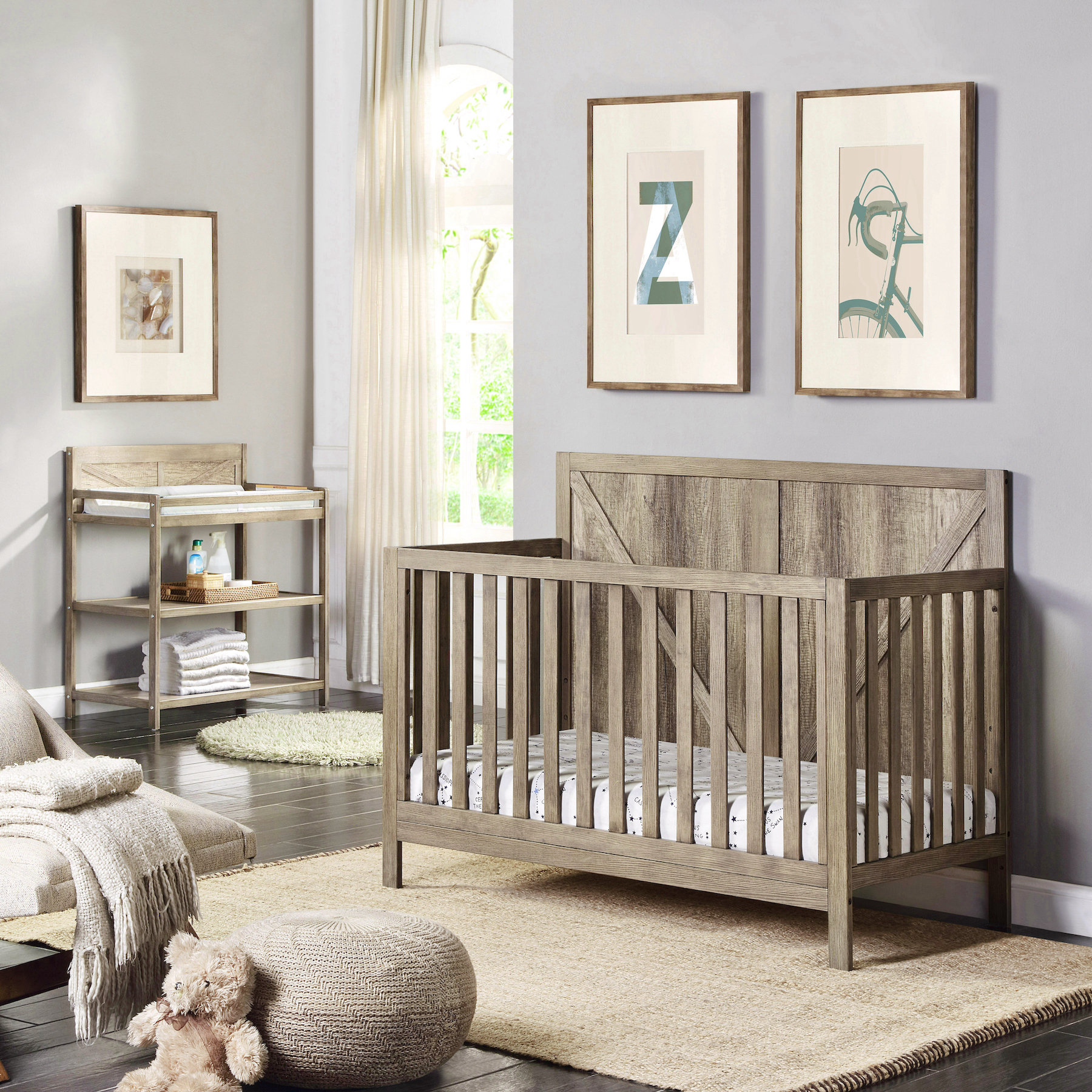 Suite Bebe Barnside 4-in-1 Convertible Crib & Reviews | Wayfair