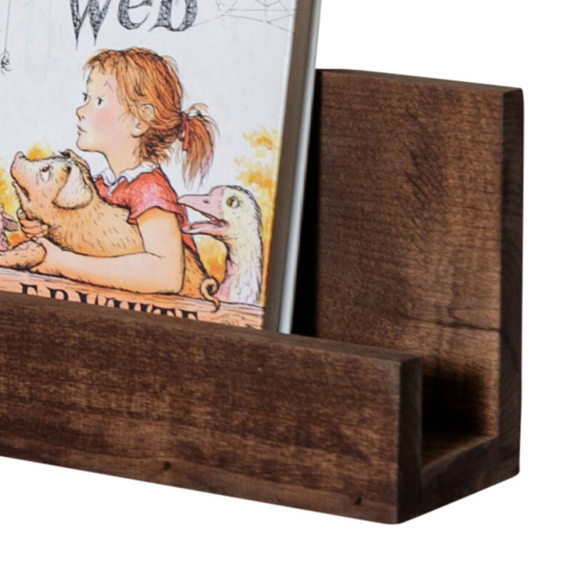 Birch Lane™ Dominique Alder Solid Wood Floating Shelf & Reviews | Wayfair