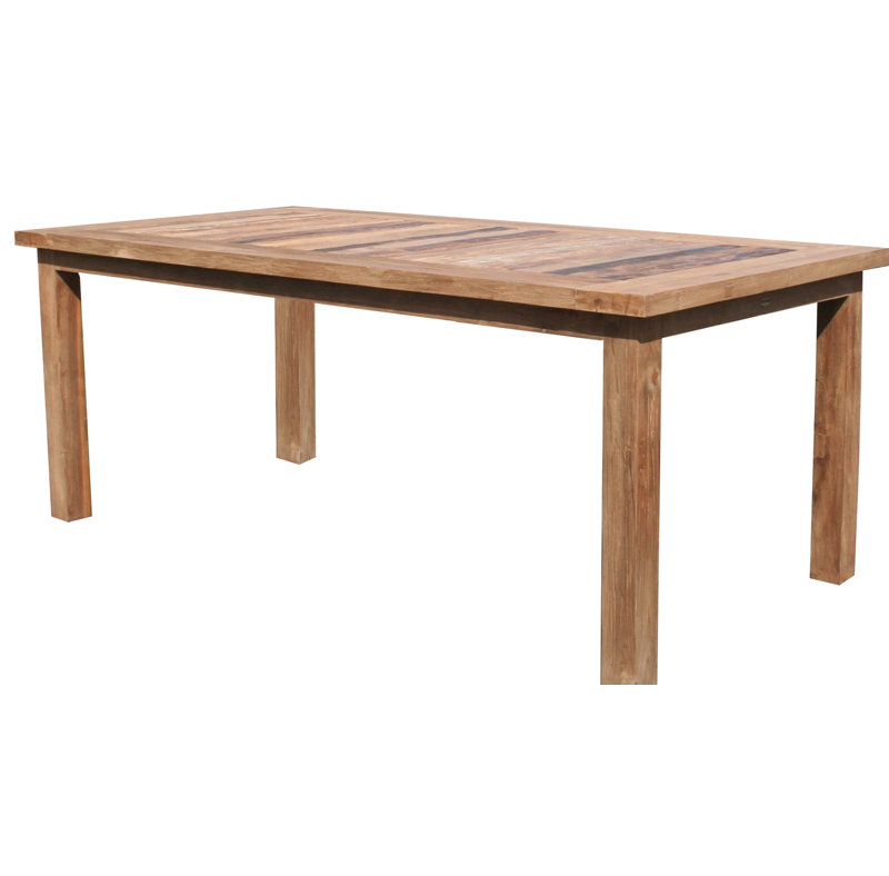 ChicTeak Teak Solid Wood Dining Table | Wayfair