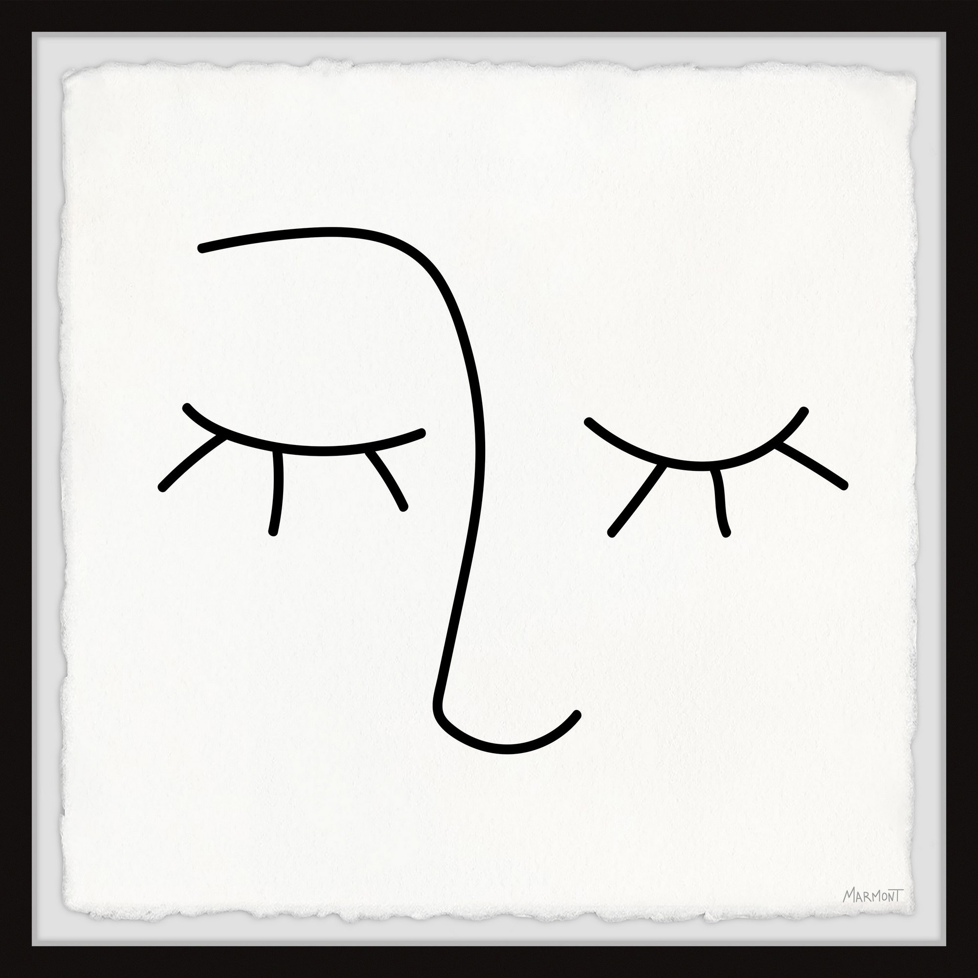 Latitude Run® Just A Face - Picture Frame Painting | Wayfair