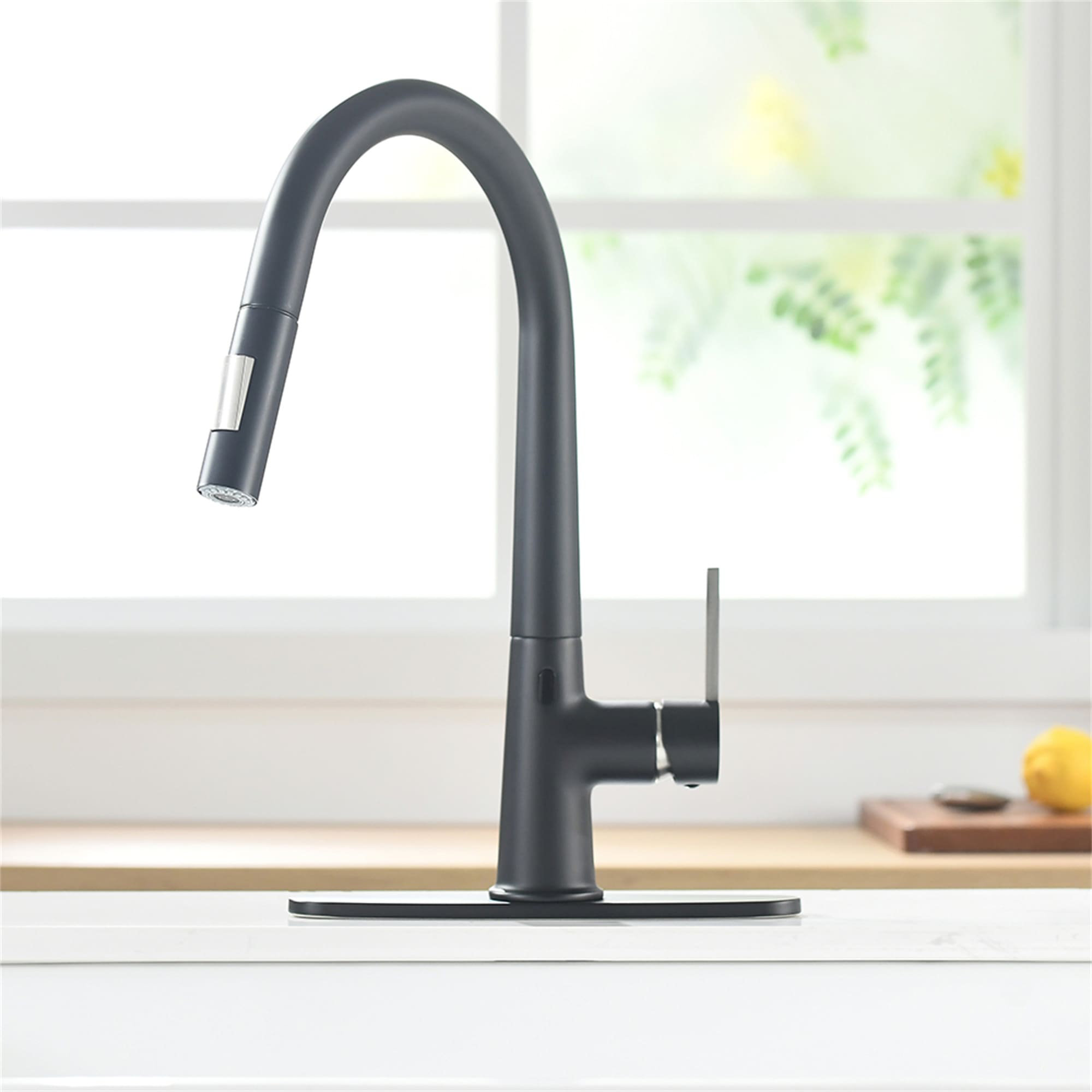 KIKO HOME Pull Out Touchless Kitchen Faucet | Wayfair