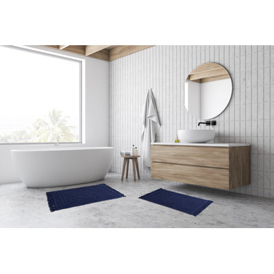 French Connection Dekker Bath Rug Set & Reviews | Wayfair