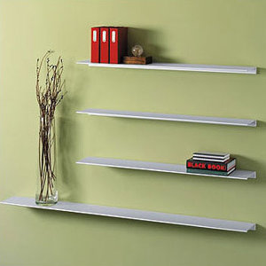 Peter Pepper Envision® Collection Metal Floating Shelf & Reviews | Wayfair
