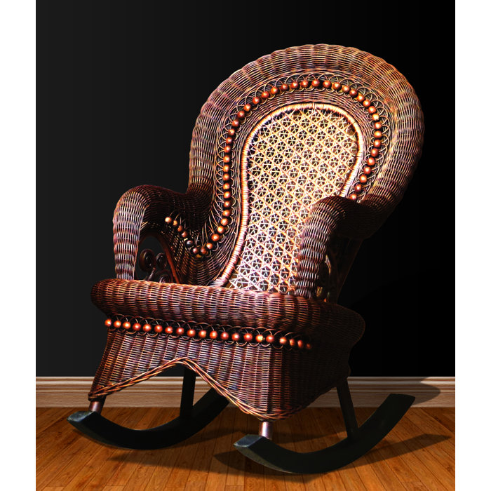 Bay Isle Home Deboer Brownwash Rocking Chair & Reviews | Wayfair