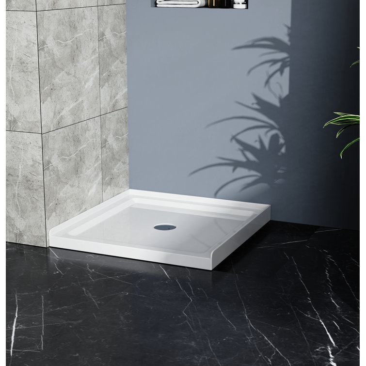 Kozart 36'' W 36'' D Square Single Shower Base | Wayfair