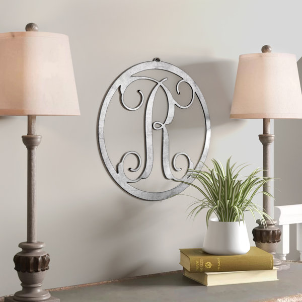 Metal-monogram-wall-letters | Wayfair