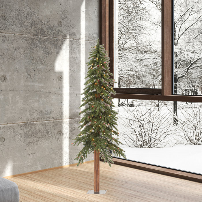 Mercury Row® Oatman Natural Alpine Artificial Christmas Tree & Reviews ...