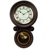 Winston Porter Swensen 71.75'' H Wood Grandfather Clock with Adjustable ...