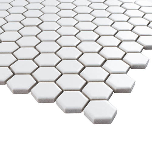 Supreme Tile Tiny 1" x 1" Porcelain Mosaic Wall & Floor Tile & Reviews ...