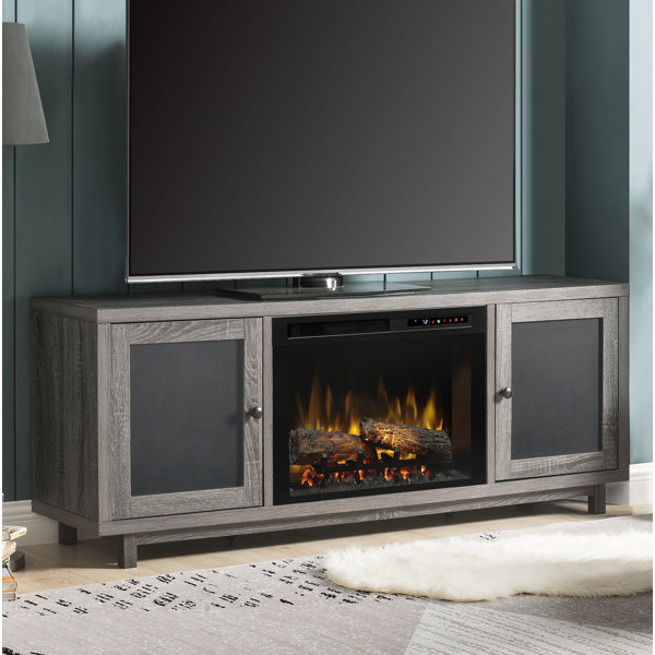 Dimplex Jesse TV Stand for TVs up to 75" with Fireplace Included ...
