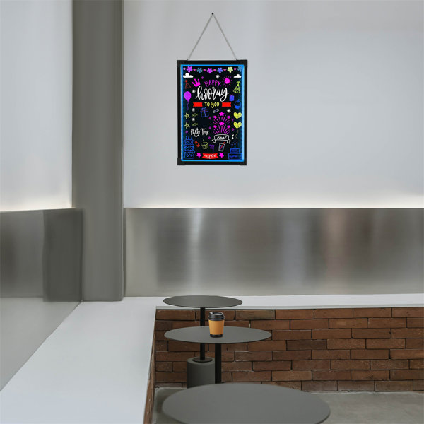 SUNYOU Illuminated LED Message Whiteboard | Wayfair