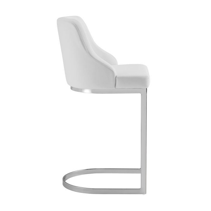 Orren Ellis Upholstered Bar Stool 25.8'' Counter Stool | Wayfair